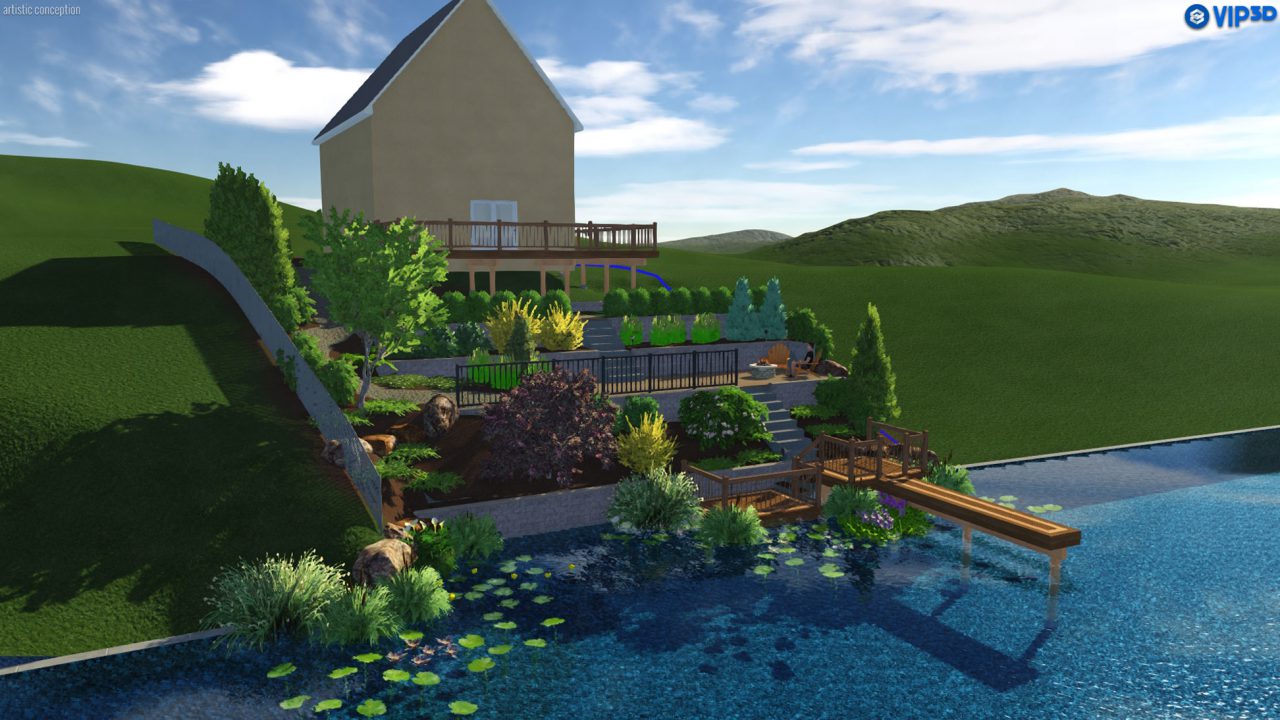 3D Landscape Plans & Architectural Design By Olympic